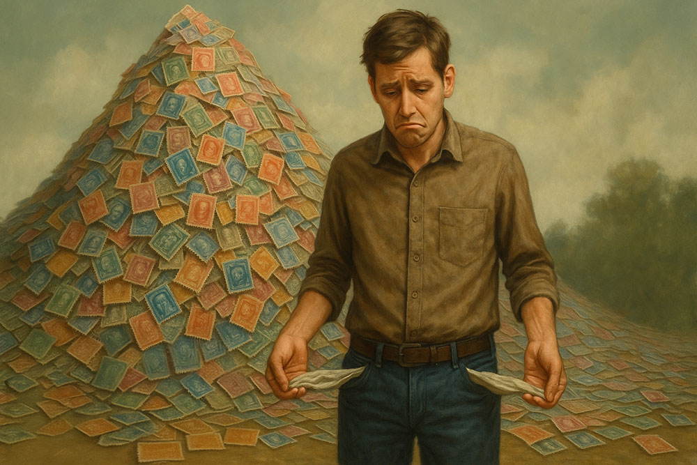 The Most Common Stamps With NO Value - Stamp Collectors